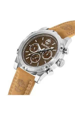 Timberland Stonington Chronograph Leather Strap Watch