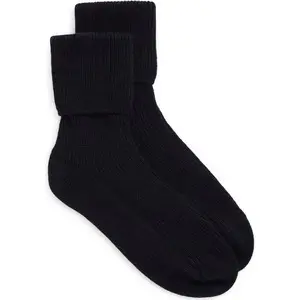 Johnstons Of Elgin Cashmere Travel Socks - Dark Navy Sd7666