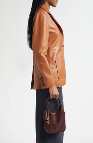 Chloé Small Spin Suede Crossbody Tote