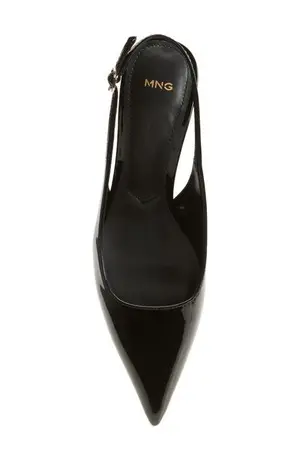 Mango Mona Slingback Pumps - Black