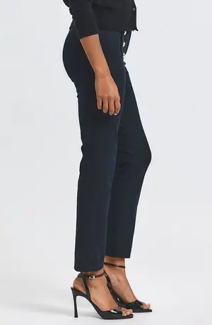 Derek Lam 10 Crosby Robertson Slim Straight-leg Pants - Midnight