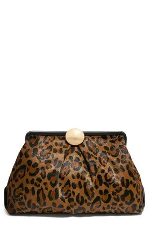 AIMEE Extra Large Full Circle Frame Clutch - Wildcat Haircalf
