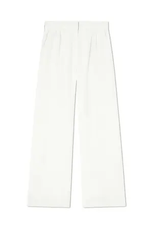 VIR VITA Marina Linen Trouser - White