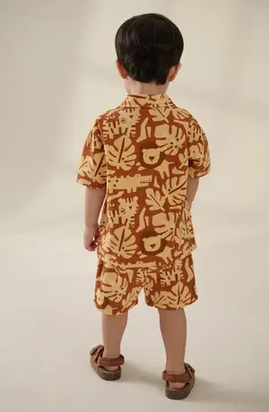 NEXT Safari Shirt And Shorts Set
