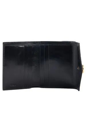 Chloé Leather Envelope Trifold Wallet - Black