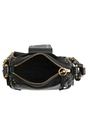 Chloé Small Paddington Leather Shoulder Bag - Black
