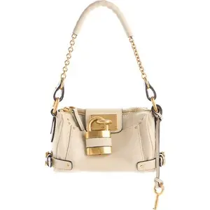 Chloé Small Paddington Leather Shoulder Bag - Cloudy Cream