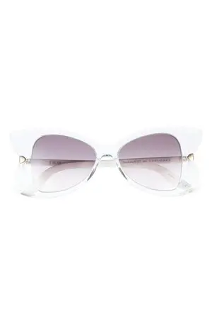 Dior Butterfly S1i 51mm Sunglasses - Light Blue/gradient Blue