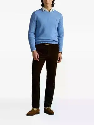 Polo Ralph Lauren Crew-neck Cotton Jumper - Blue