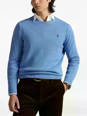 Polo Ralph Lauren Crew-neck Cotton Jumper - Blue