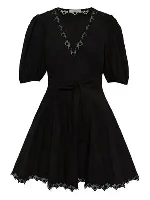 Ulla Johnson Camila Mini Dress - Black