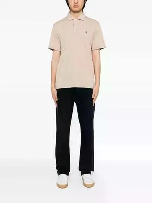 Polo Ralph Lauren Logo-embroidered Polo Shirt - Neutrals