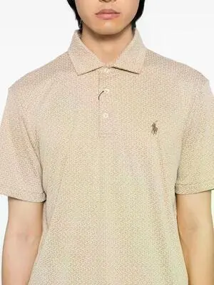 Polo Ralph Lauren Logo-embroidered Polo Shirt - Neutrals