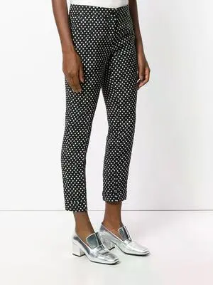 Etro Polka-dot Cropped Trousers
