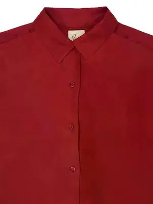 PAULA Button-up Shirt - Red