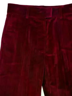 PAULA Wide Leg Velvet Trousers