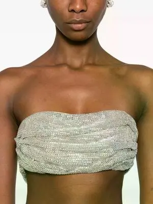 Giuseppe Di Morabito Strapless Rhinestone Top
