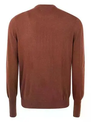 BALLANTYNE Crew-neck Cashmere Sweater - Brown