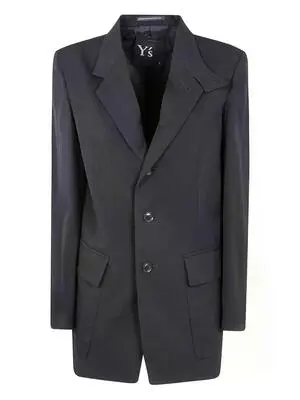 Y’s Three-button Wool Blazer