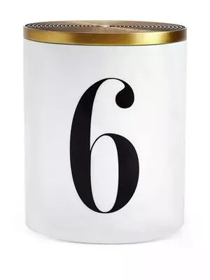 L'Objet Number-print Candle - White