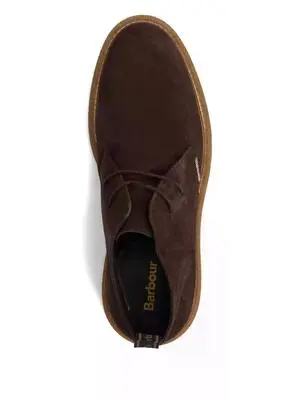 Barbour Blaine Suede Lace-up Boots - Brown