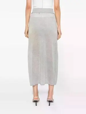 TOTÊME Knitted Skirt - Grey