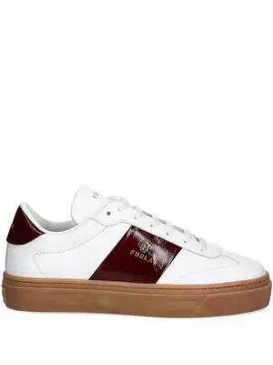 Furla Leather Panelled Sneakers