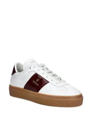 Furla Leather Panelled Sneakers
