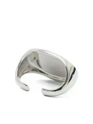 MAISON MARGIELA Oval Ring - Silver