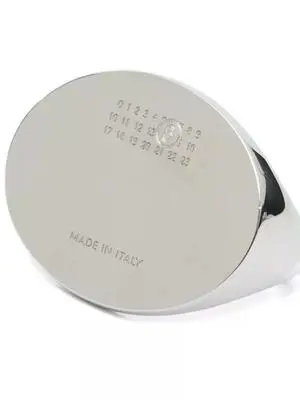 MAISON MARGIELA Oval Ring - Silver