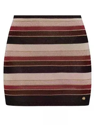 Amiri Striped Knit Miniskirt