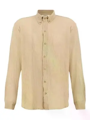 Spiritum Tulum Button-down Collar Long-sleeve Shirt - Neutrals