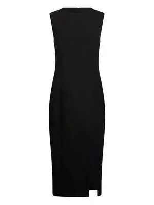 Liu Jo Side-slit Back-detail Midi Dress