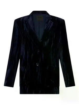 Liu Jo Pleated Velvet Blazer