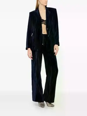 Liu Jo Pleated Velvet Blazer