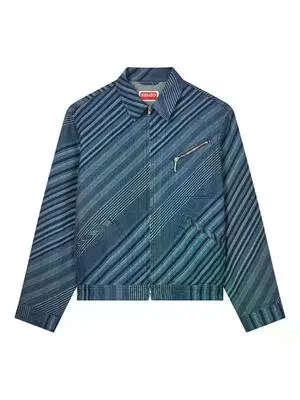 Kenzo Diagonal Stripe Cotton Jacket