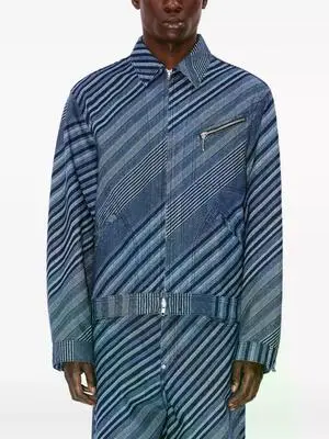 Kenzo Diagonal Stripe Cotton Jacket