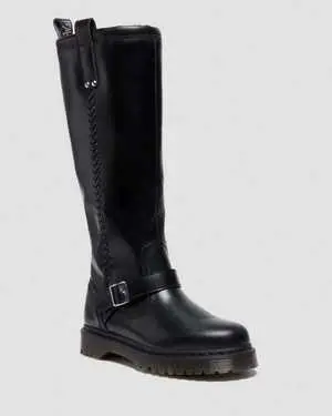 Dr. Martens Knee High Biker Boots