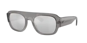 Ray-ban Unisex Sunglass Grey Mirror Gradient Silver Polarized