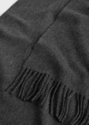 TOTEME Cashmere Scarf - Charcoal