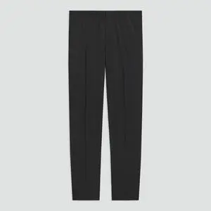 Theory Standard Drawstring Pant In Motion Wool - Black