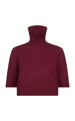 Alaïa Cropped Cashmere-blend Sweater