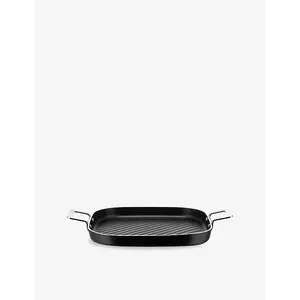 ALESSI Pots&pans Aluminium And Stainless-steel Grill Pan 29cm - Black