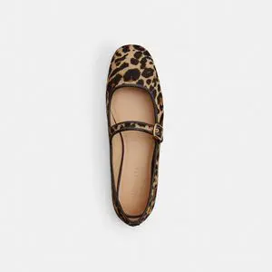 COACH® C Rivet Mary Jane With Leopard Print