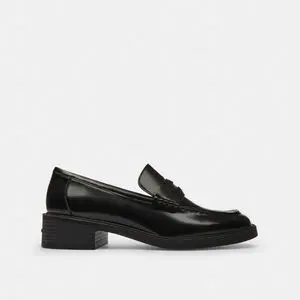 COACH® Square Toe Loafer - Black
