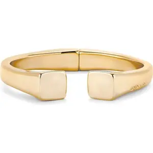 UNODE50 Polished Block Cuff Bracelet - Gold