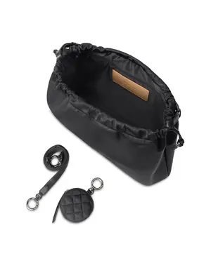 Mz Wallace Waverly Shoulder Bag - Black/silver