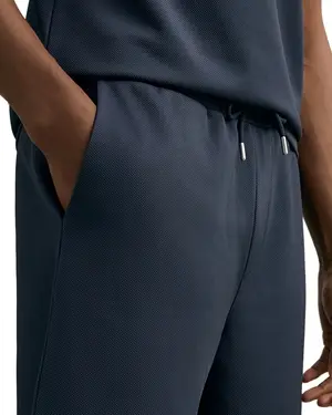 REISS Angus Textured Drawstring Shorts