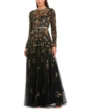 Black and Gold Evening Gowns
