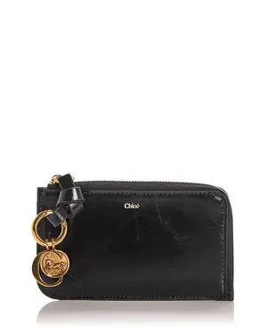 Chloé Alphabet Small Clutch Bag - Black